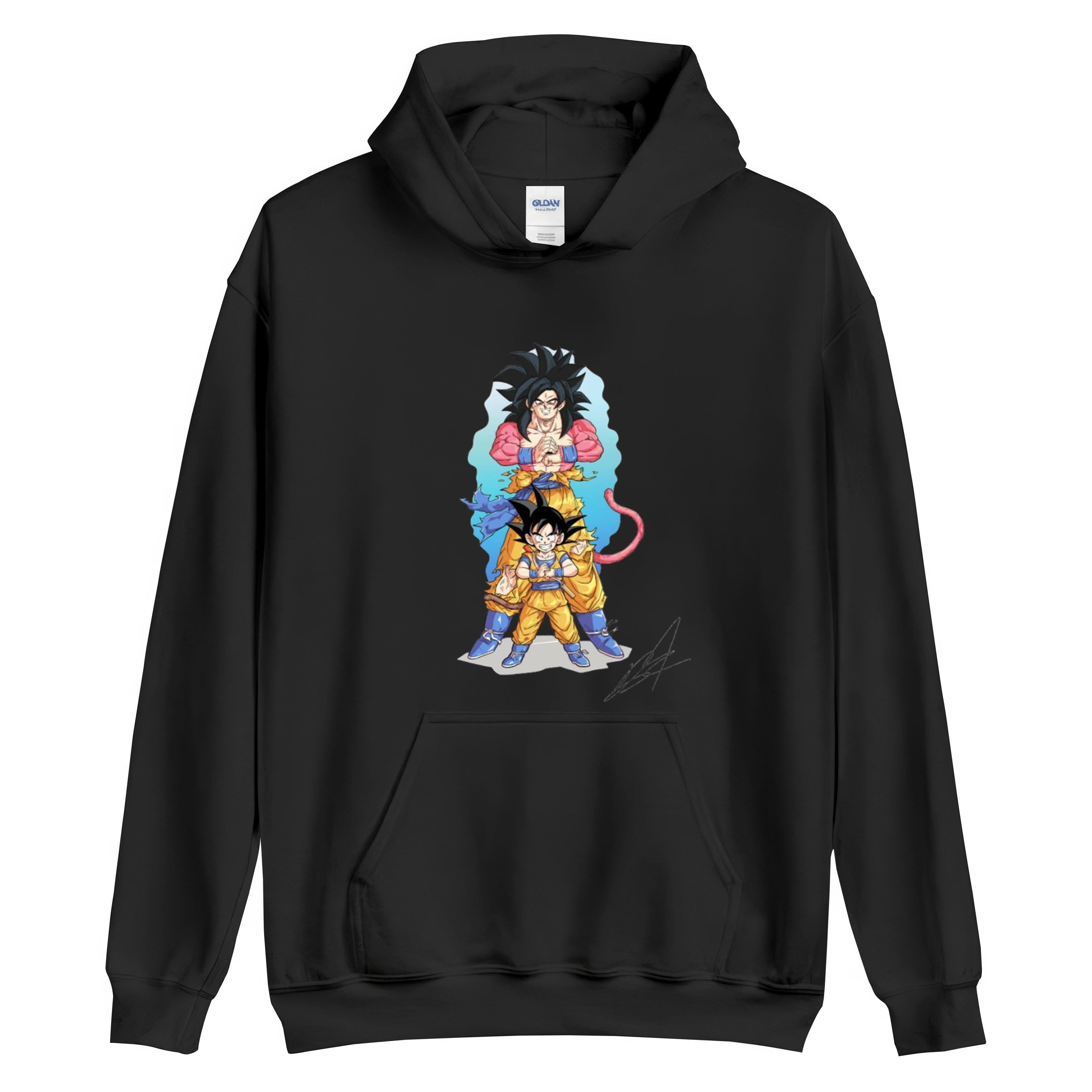 Anime Goku Daima And Ssj4 Graphic Tee Limited Edition