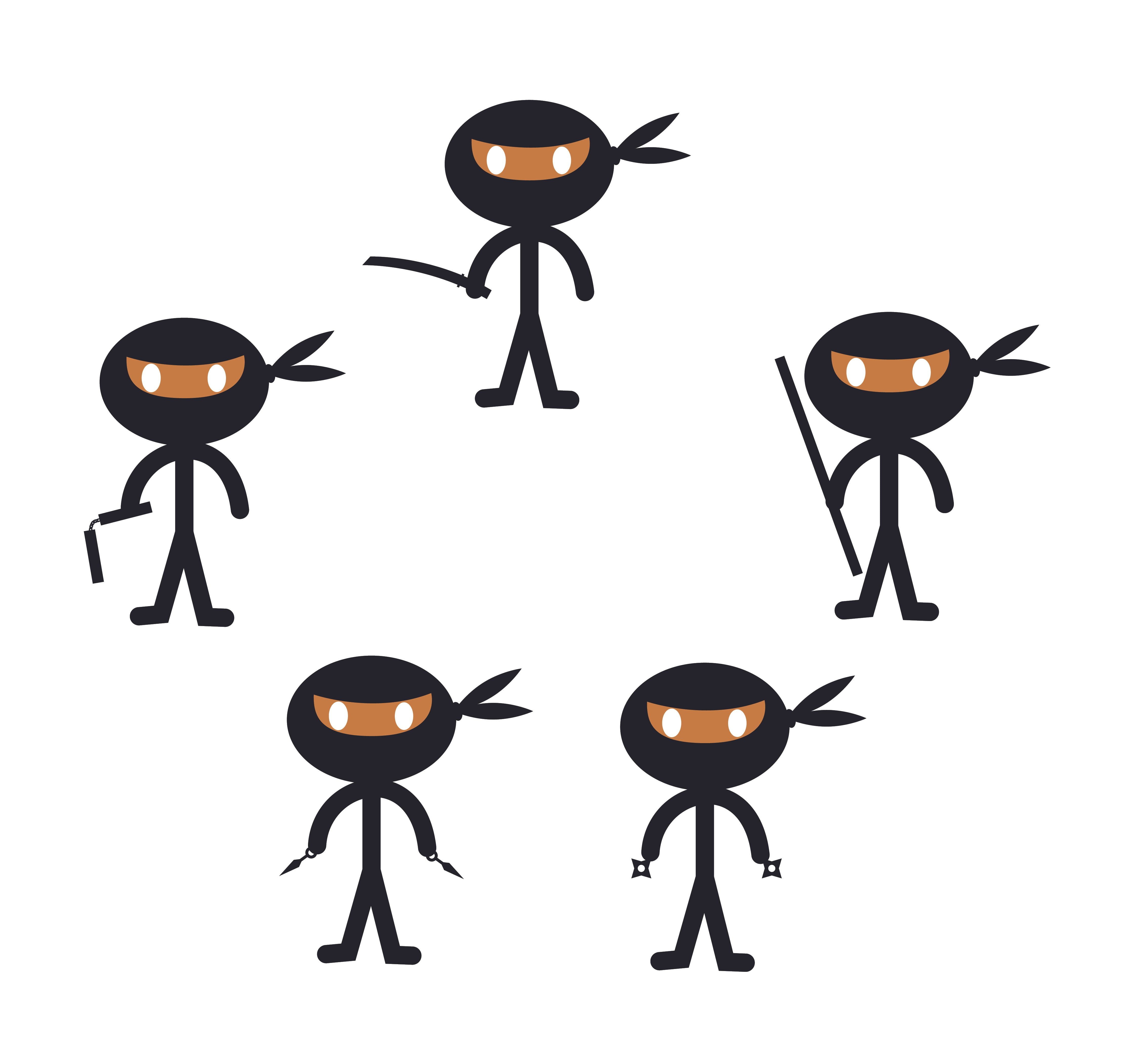 ANIME - Home Living Room Art Vinyl Stick Figures Decoration Different ...