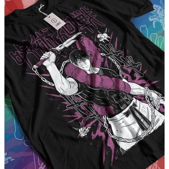 ANIME TOJI FUSHIGURO V2 BLACK T SHIRT UNISEX STYLE - Walmart.com