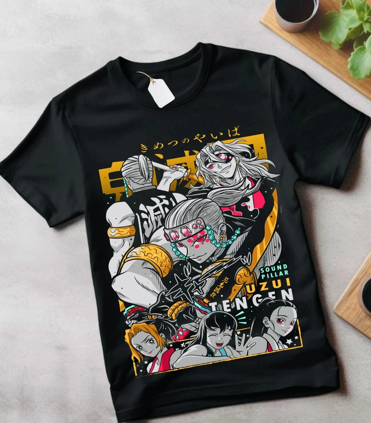 ANIME UZUI TENGEN KNY BLACK T SHIRT UNISEX STYLE - Walmart.com