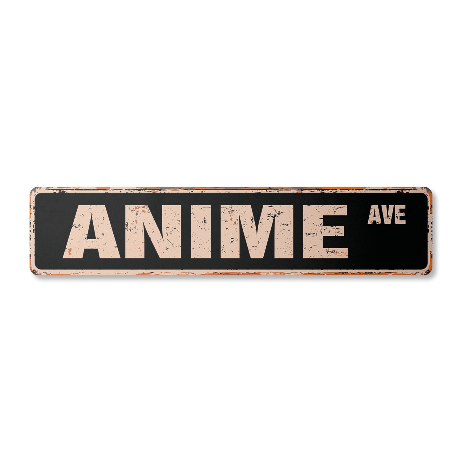 ANIME Vintage Plastic Street Sign cartoon japanese japan show animation ...