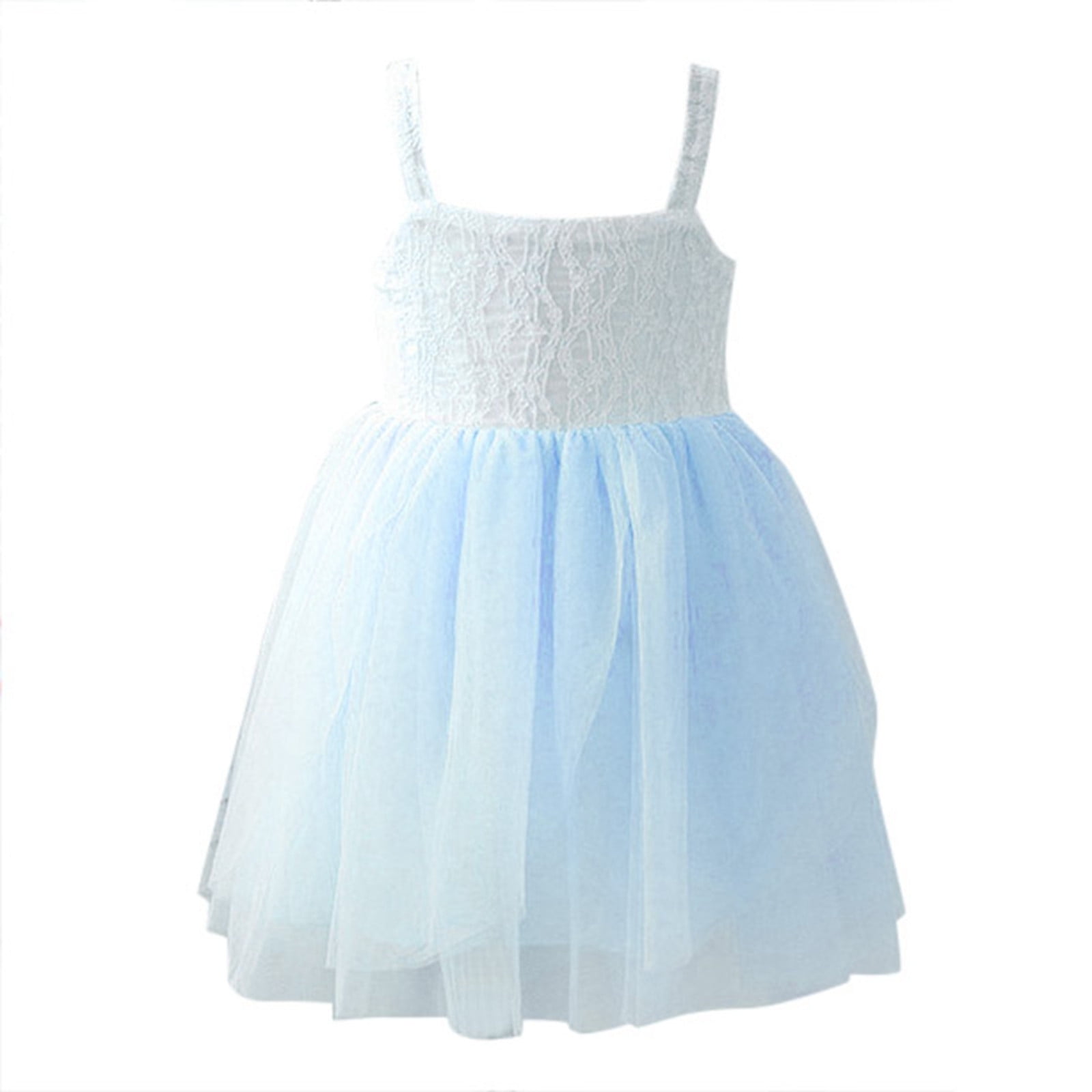 ANINEO Baby Girls Tutu Dress Sleeveless Toddler Cotton Layered Tutu ...