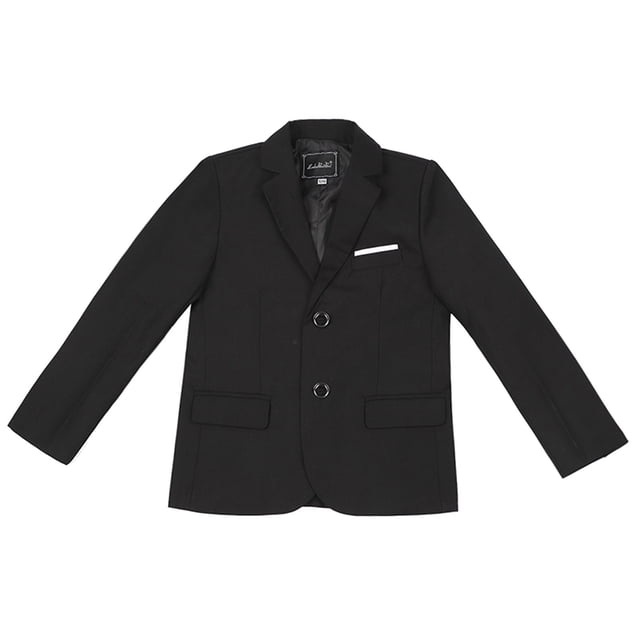 ANINEO Boys' Bi-Stretch Blazer Suit Jacket, 2-Button Single Closure ...