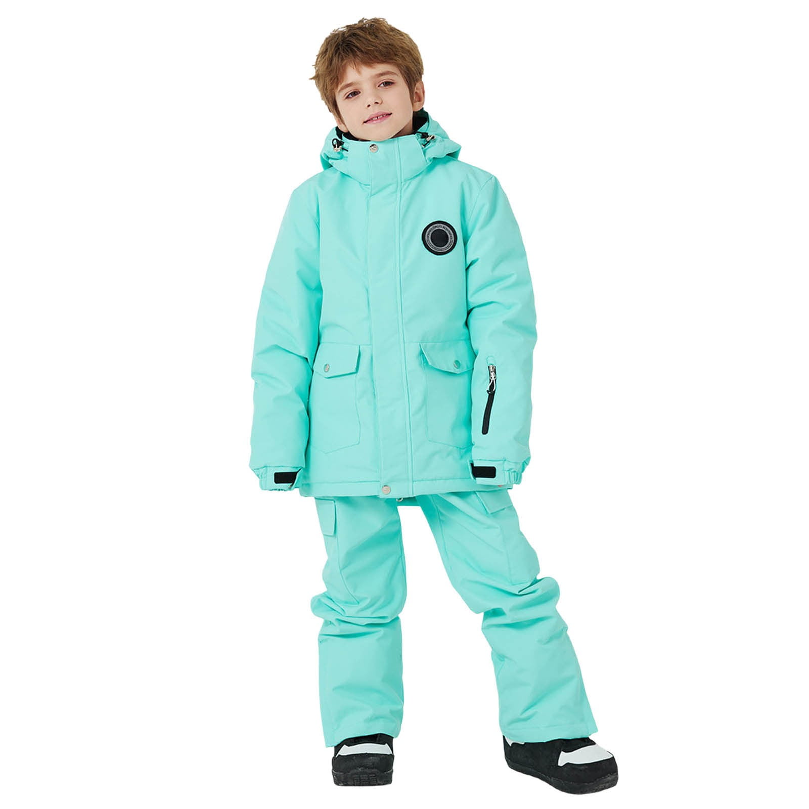 ANINEO Boys/Girls Ski Suits Overalls Jumpsuit Windproof Waterproof ...