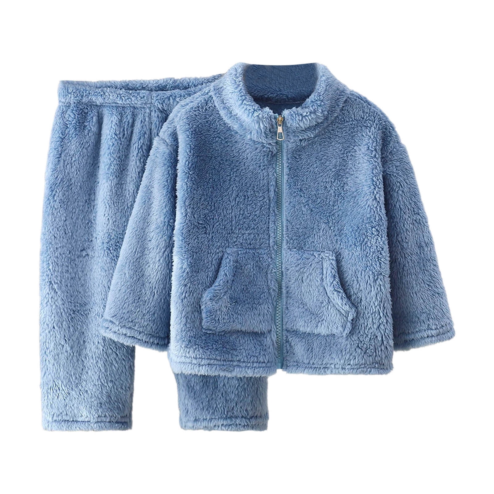 ANINEO Child Kids Winter Girls Outfits 2 Piece Cozy Thermal Tops And ...