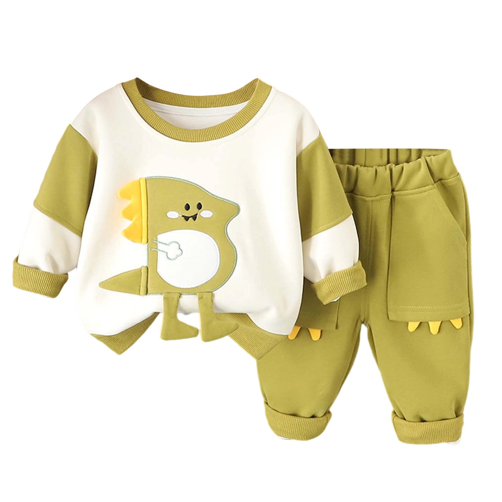 ANINEO Child Stylish Boys Two Piece Outfits Long Sleeve With Pants For ...