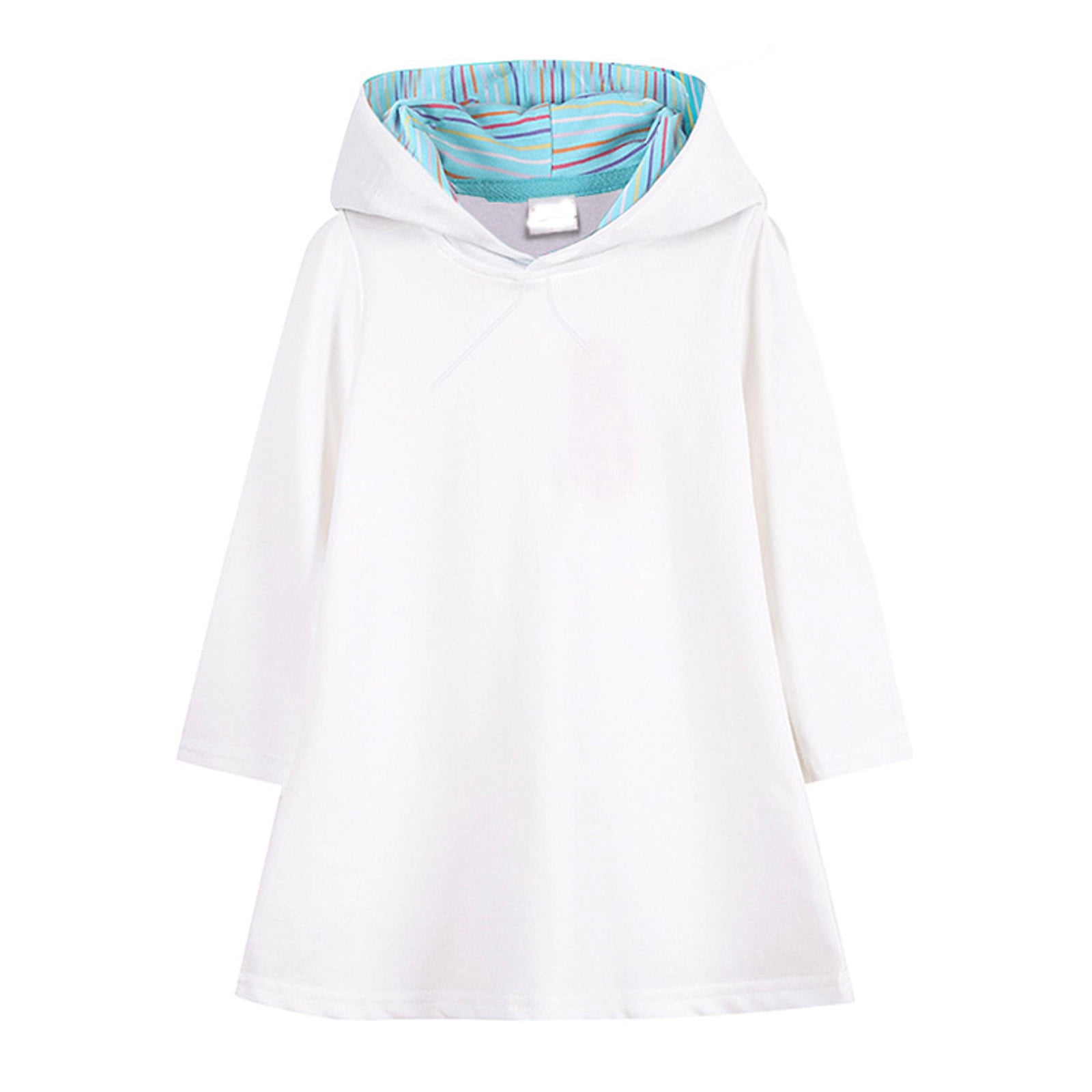 ANINEO Girls Hoodies Kids Long Pullover Hooded Sweatshirt Long hoodies ...