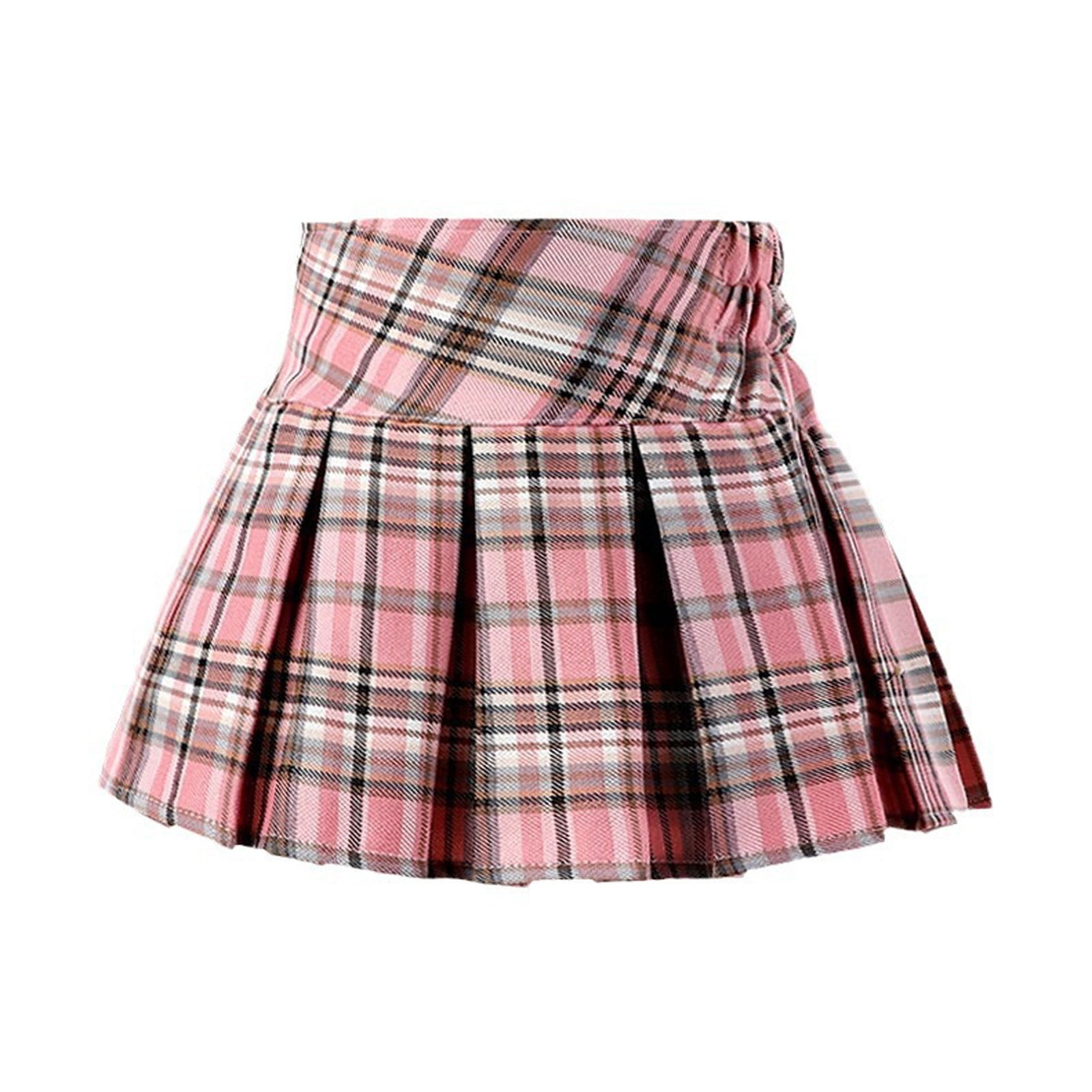 ANINEO Girls' Pleated Plaid Mini Skirt Girl Skirts Skorts Outfits with ...