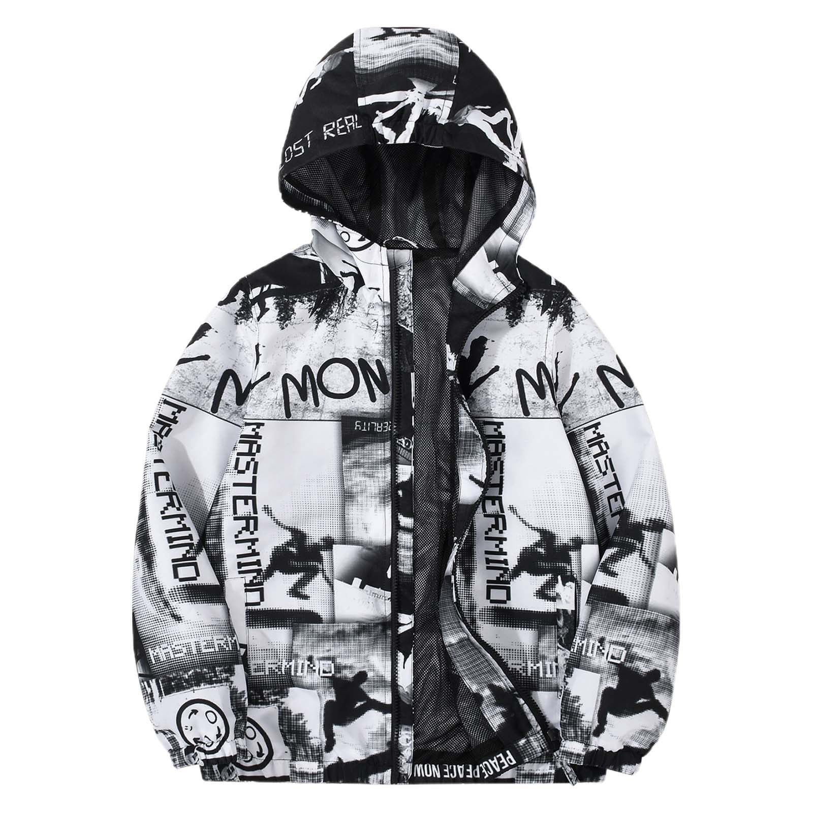 ANINEO Girls Rain Jacket Lightweight Windbreaker Jacket Kids Waterproof ...