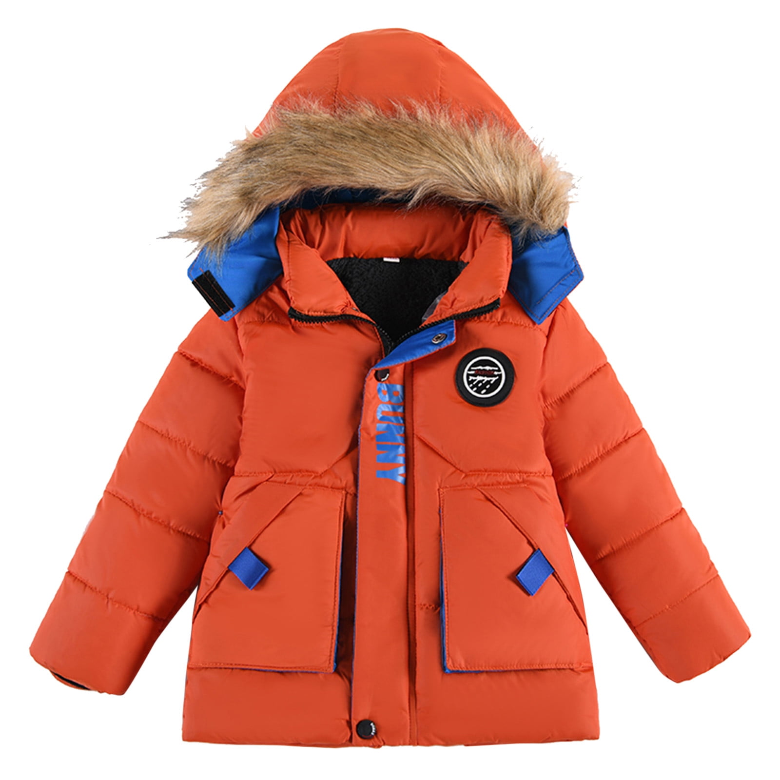 ANINEO Girls Winter Boy Jacket Coat Hooded Coat Fashion Kids Warm Clothes Jacket Boys Coat ...