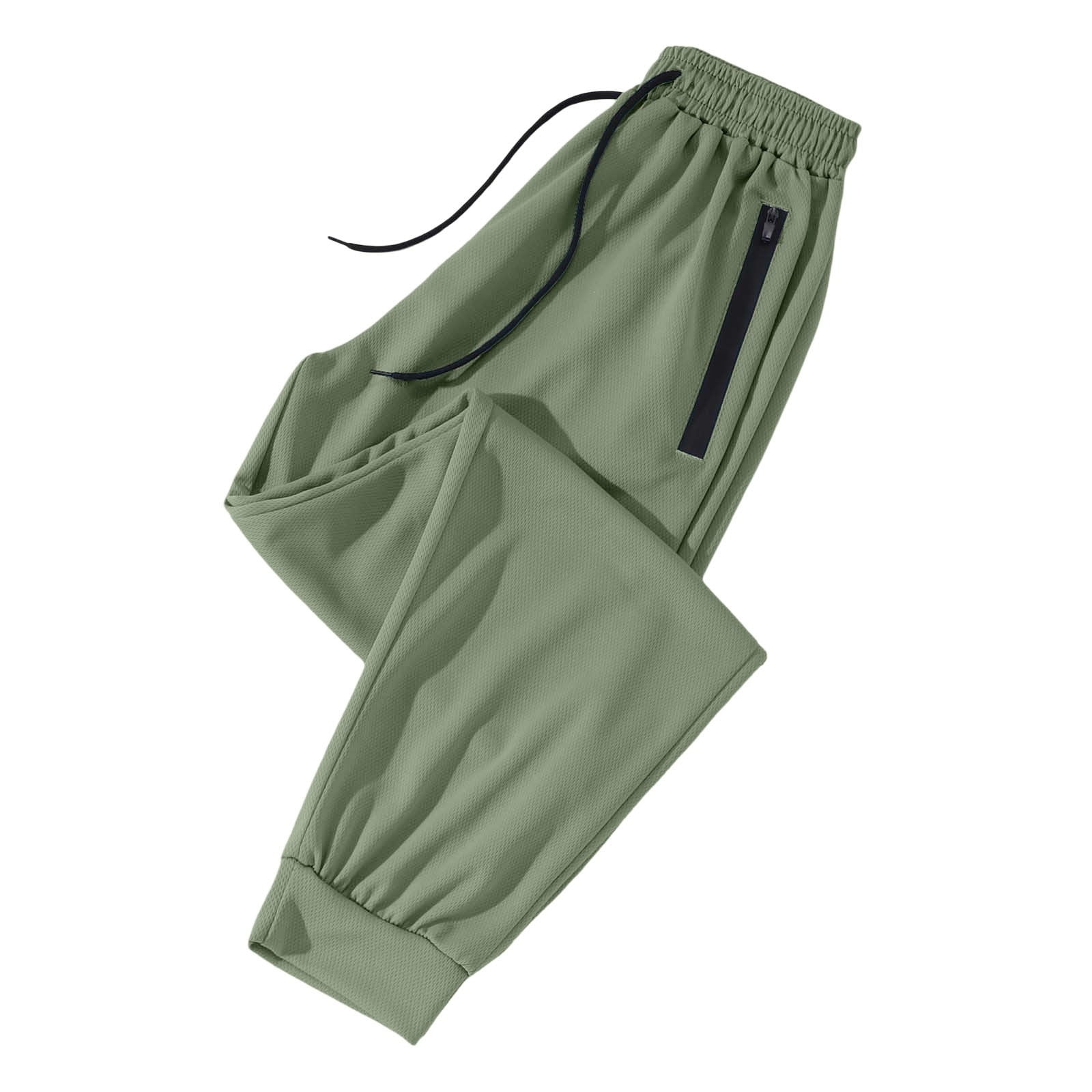 ANINEO Ice Silk Mesh Breathable Women's Drawstring Waistband Zipper ...