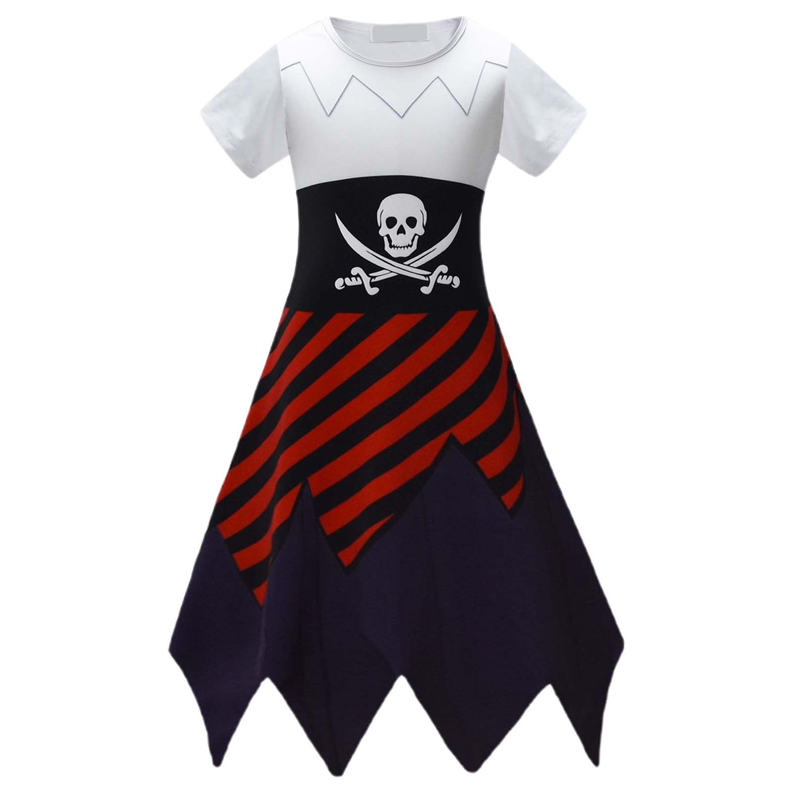 ANINEO Kids Hallowmas Print Clothes Short Sleeve Dress And Design For ...