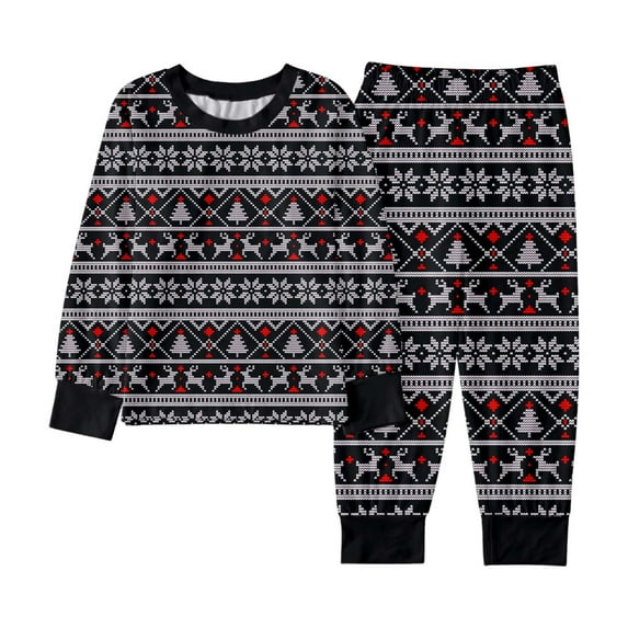 ANINEO Kids Outfit Boys Girls Festive Holiday Family Matching Sleep ...