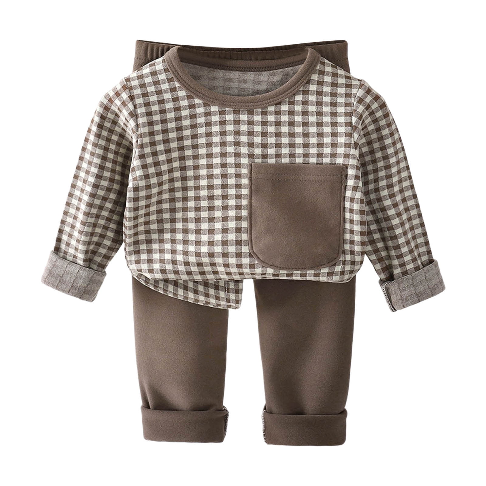ANINEO Kids Outfit Sets Autumn Children Home Girls Boys Outfit With ...