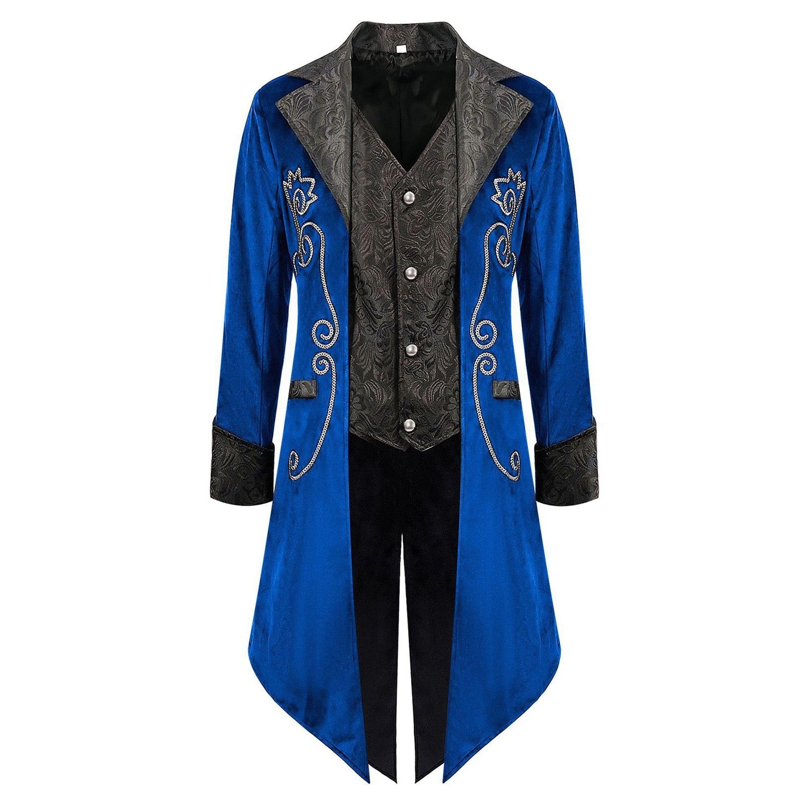 ANINEO Men's Vintage Tails Costumes Jacket Retro Formal Wear For ...