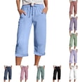 ANINEO Stylish Women's Casual Pants With Elastic Waist And Pockets For ...