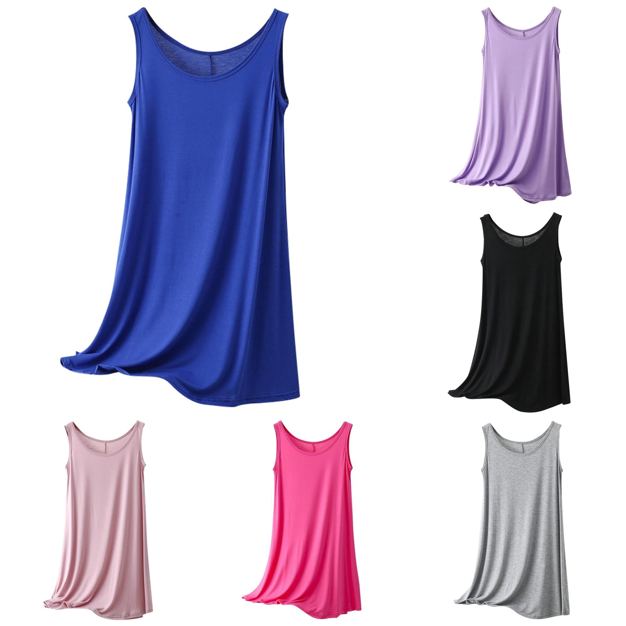 ANINEO Summer Dresses For Women Casual For Home And Leisure Sleeveless ...