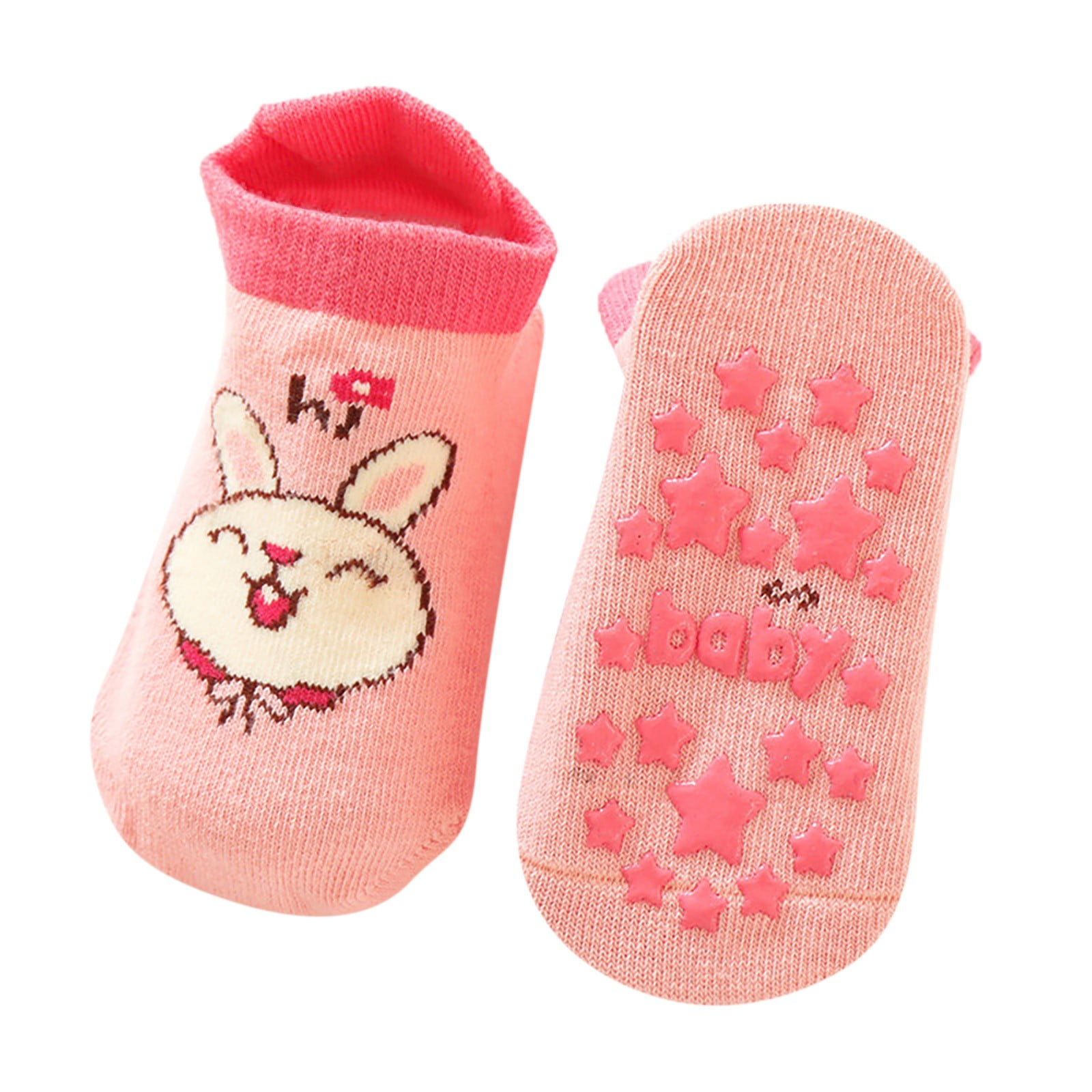 ANINEO Toddler Animal Non Skid Crew Socks with Grips Baby Infant Boy ...