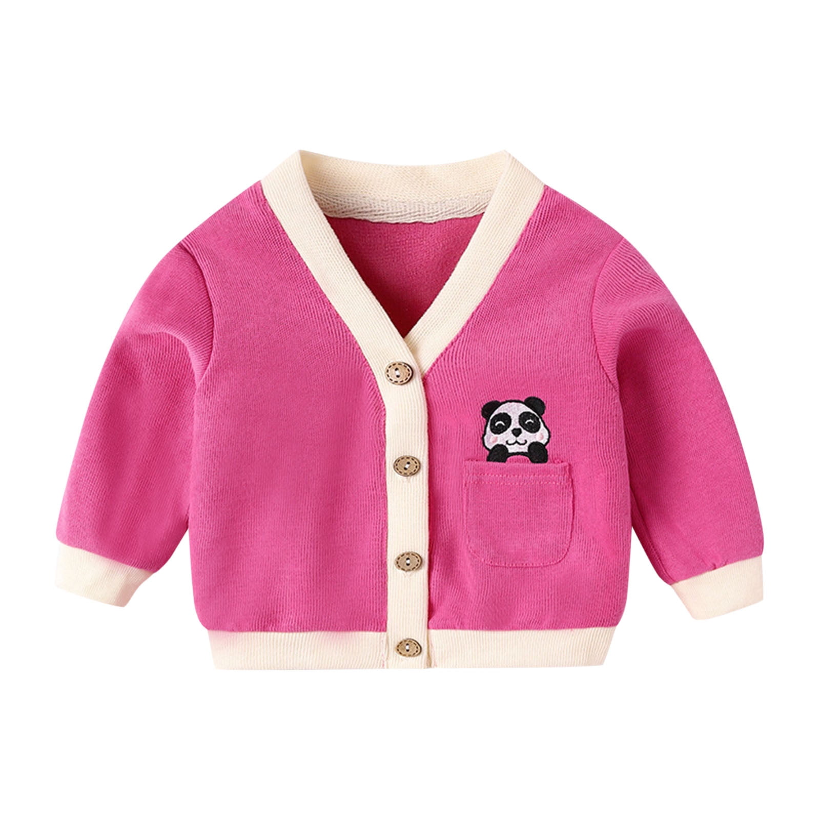ANINEO Toddler Baby Boys Girls Cute Cartoon Animals Pullover Blouse Tops Cardigan Coat Outfits ...