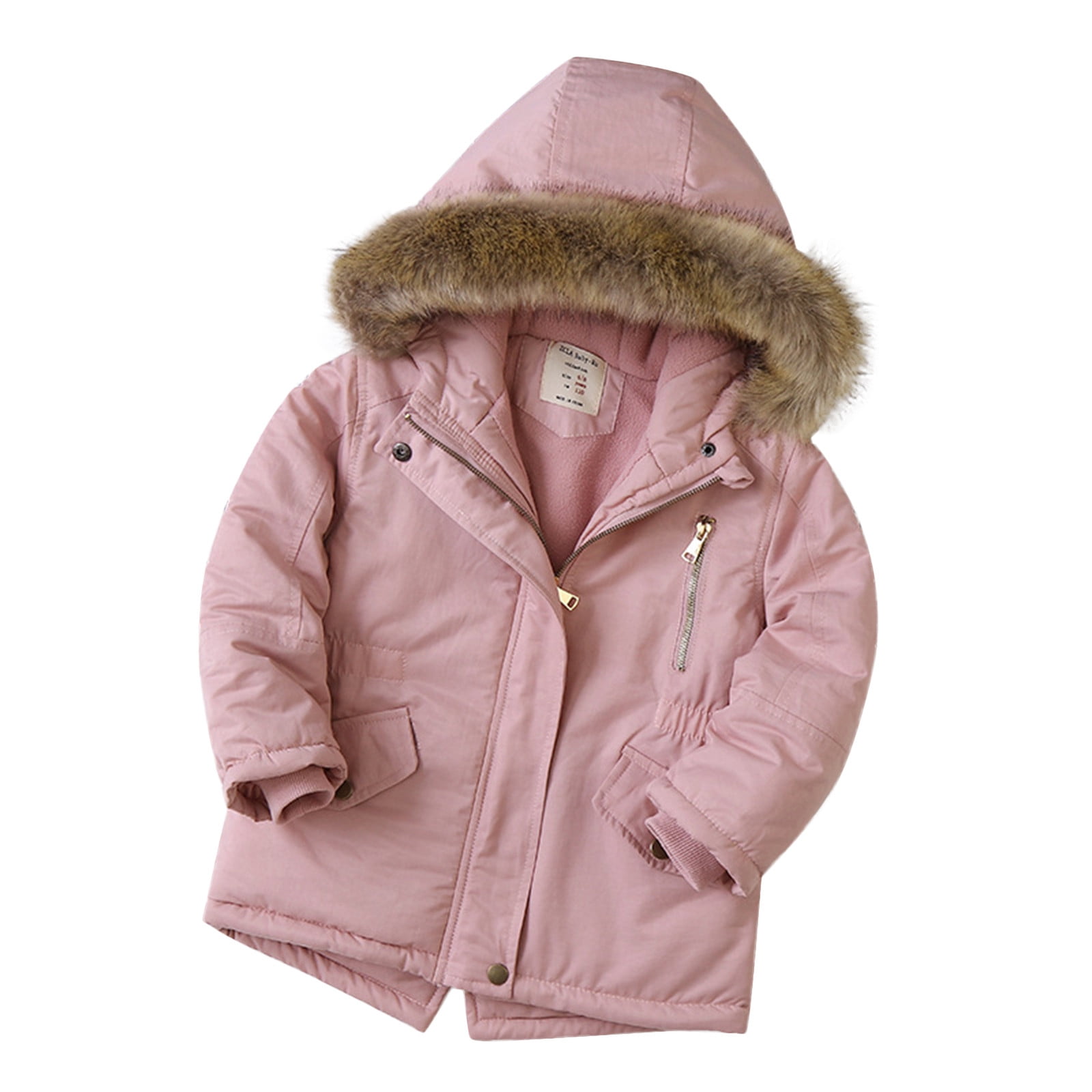 ANINEO Toddler Baby Girls Boys Fall Winter Warm Thick Padded Long Sleeve Hooded Coat Jacket ...