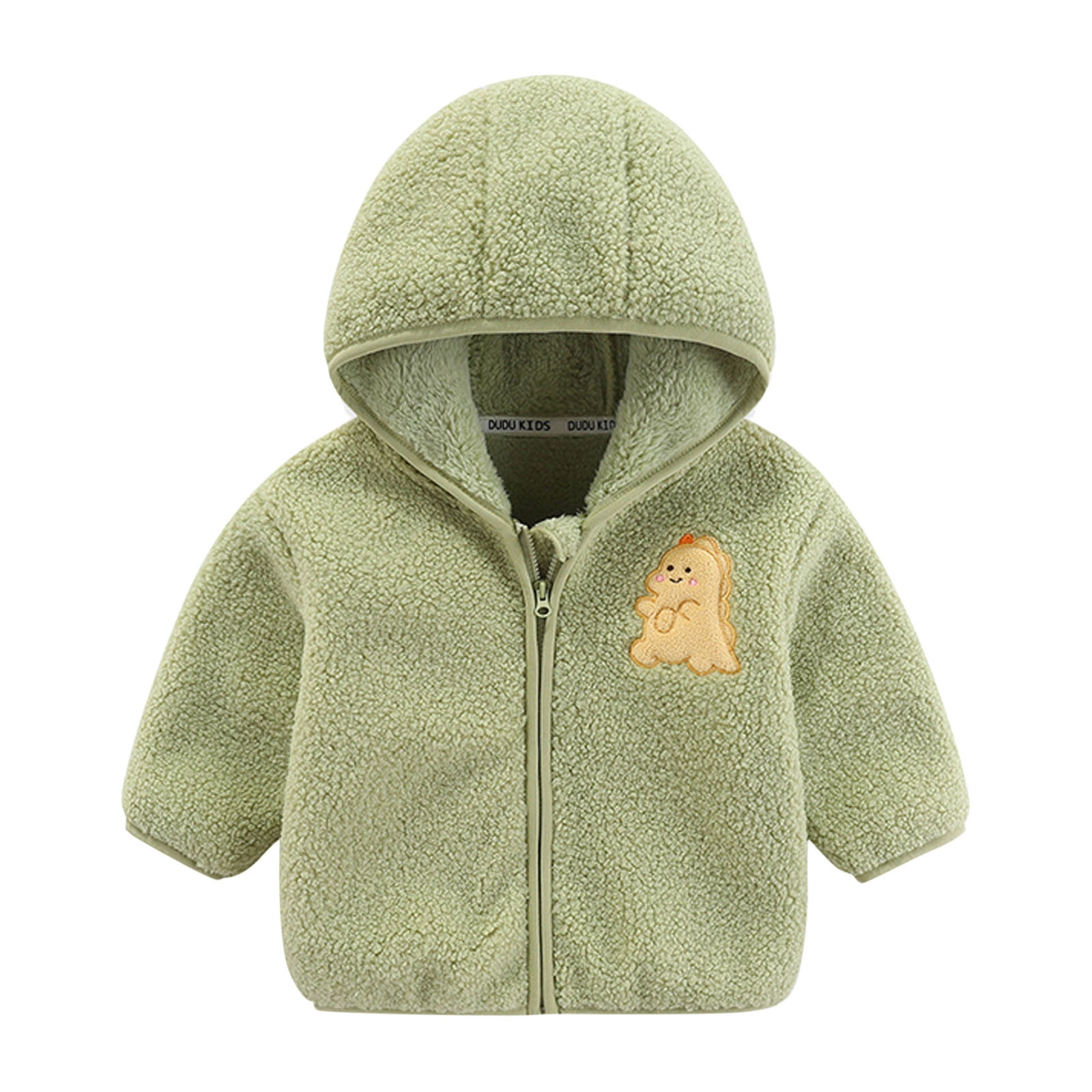 ANINEO Toddler Boys Girls Winter Windproof Cartoon Hooded Coat Jacket Warm Fleece Outerwear ...