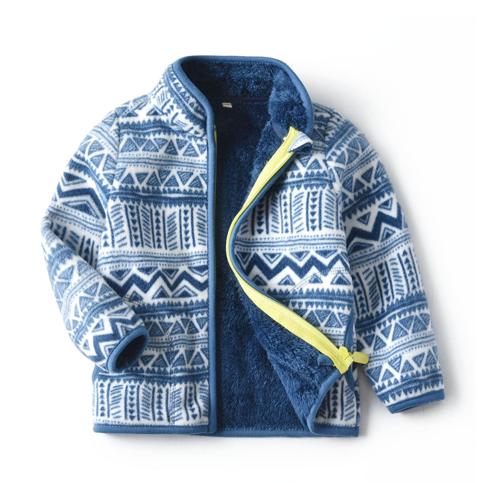 ANINEO Toddler Fleece Jacket Baby Boys Girls Hooded Zipper Long Sleeve ...