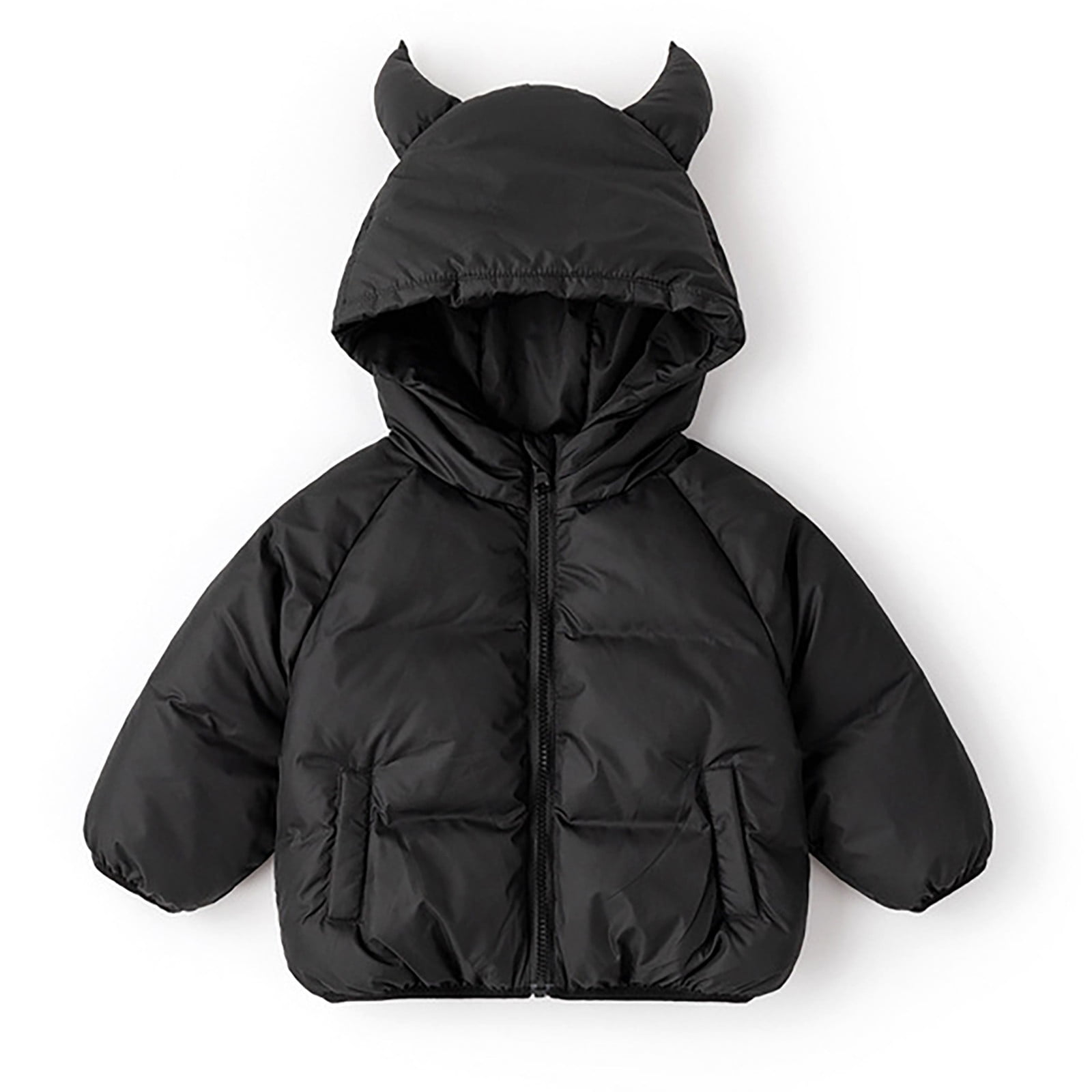 ANINEO Toddler Winter Coats Puffer Padded Jacket Baby Boys Girls Hoods Down Jacket Light Weight ...