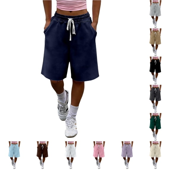 ANINEO Women Casual Streetwear Joggers With Pockets Elastic Waist ...