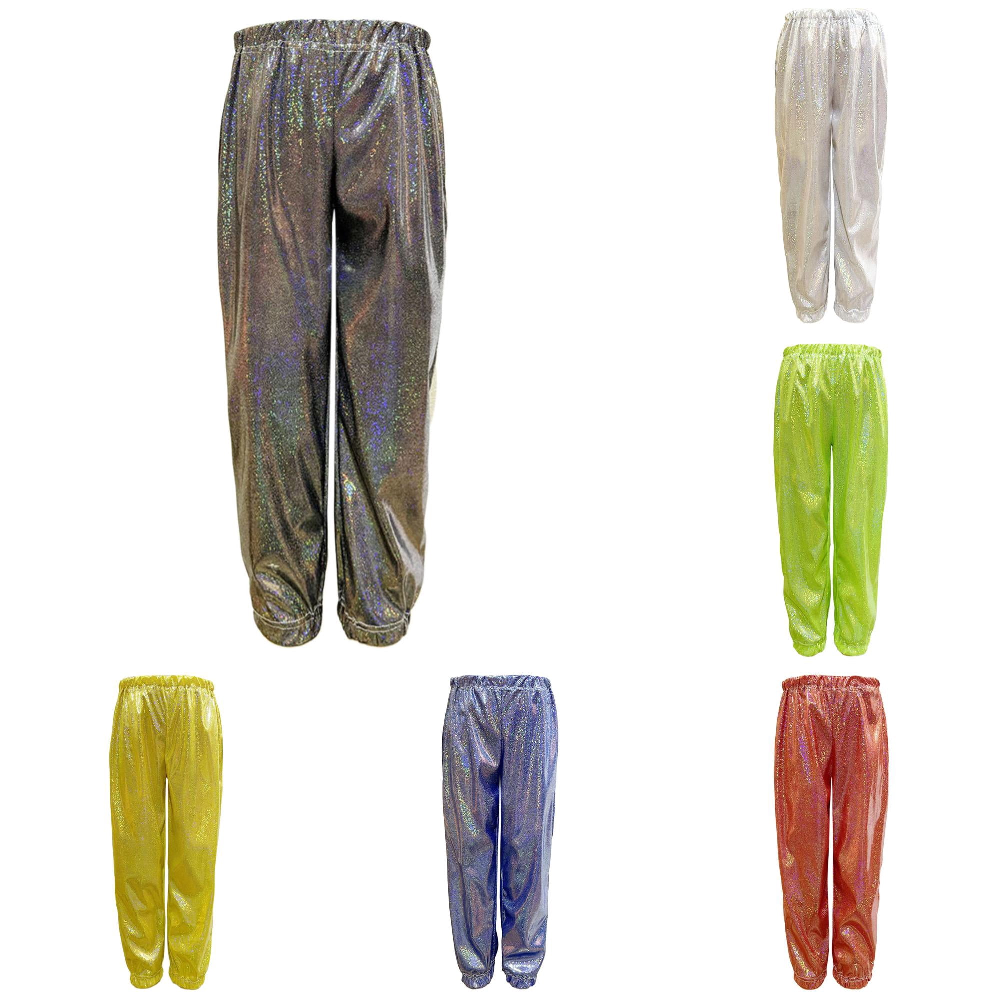 ANINEO Women Pants Glitter Straight Trousers Performance Clothing ...