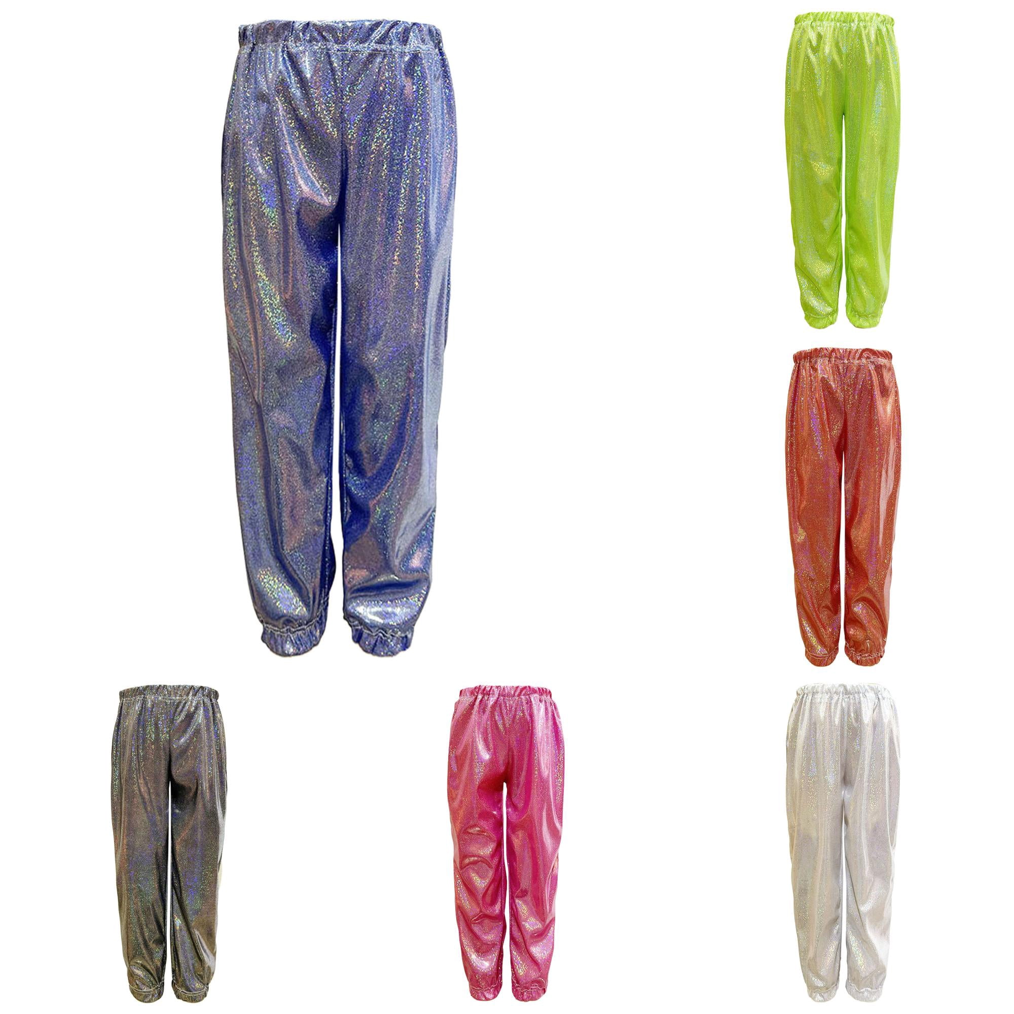 ANINEO Women Pants Glitter Straight Trousers Performance Clothing ...