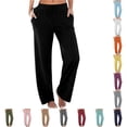 ANINEO Women Summer Boho Palazzo Pants High Waist Wide Leg Floral ...
