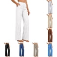 ANINEO Women Wide Leg High Waist Casual Pants For Everyday Comfort ...