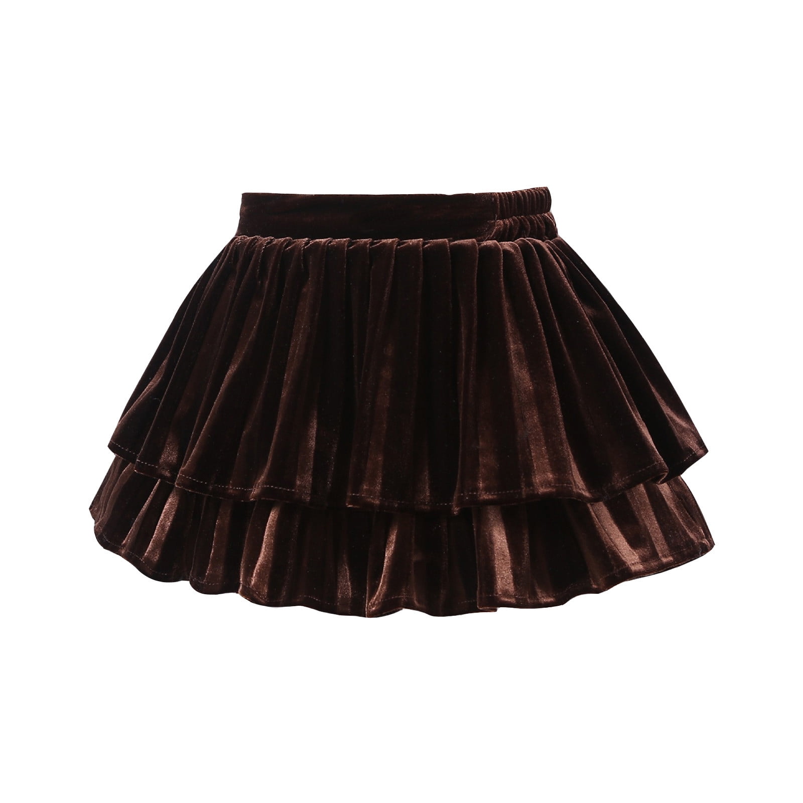 ANINEO Wool Cake Skirt for Girls Short Skirt Short Pleated Skirt Girls ...