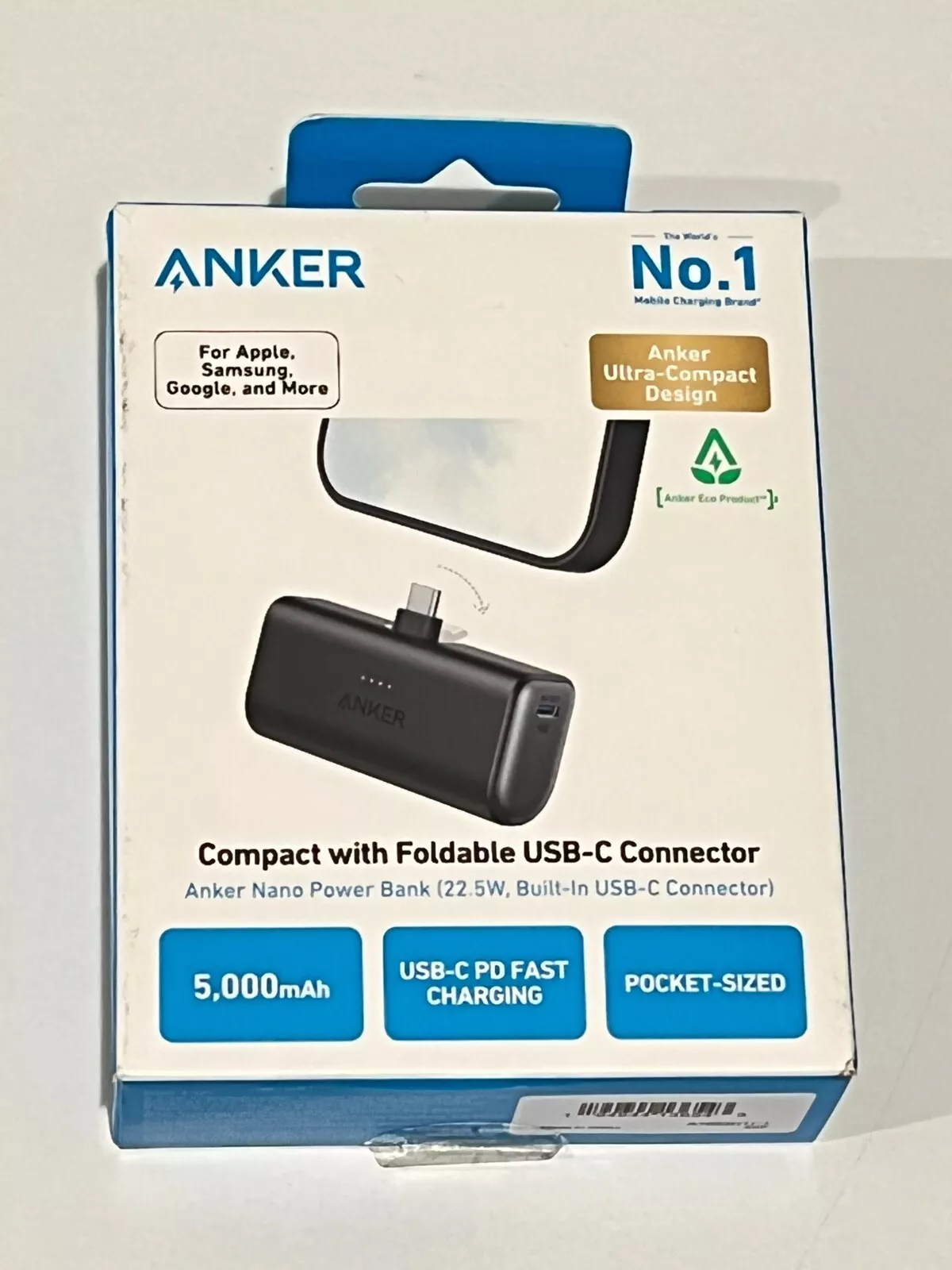 Pre-Owned ANKER Nano 5000 mAh Power Bank - Walmart.com