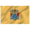 ANLEY 3' x 5' New Jersey State Flag - NewJersey NJ Flags Polyester ...