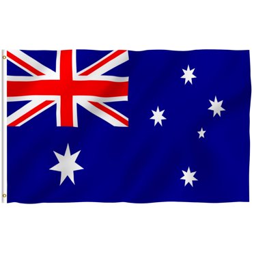 Anley Australia Mini Flag - 5 in x 8 in Hand Held Miniature Australian ...