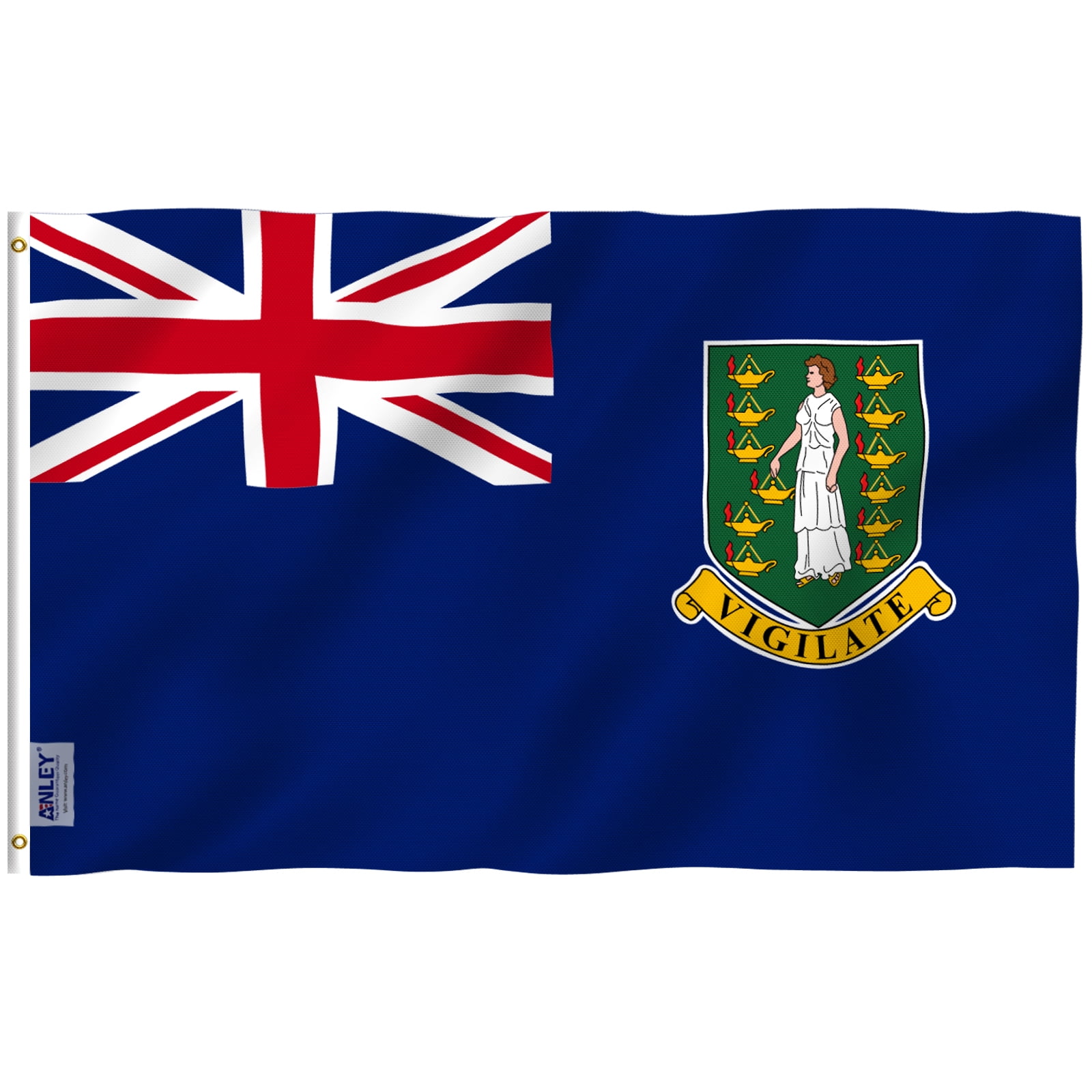 ANLEY 3x5 Feet British Virgin Islands Flag - Virgin Islander Flags ...
