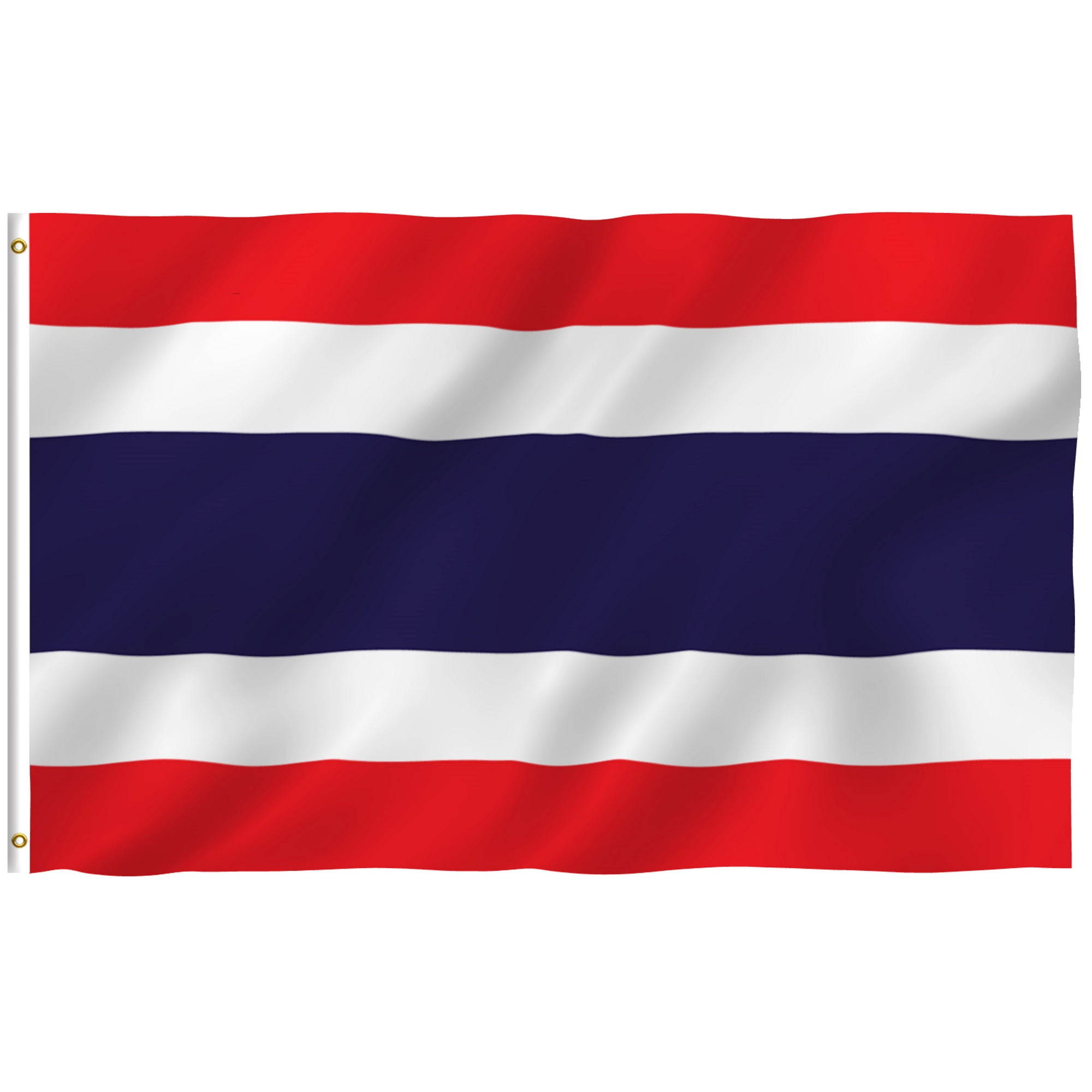 ANLEY Durable Polyester 3x5 Ft Thailand Flag - Ideal for Low-Wind Areas ...