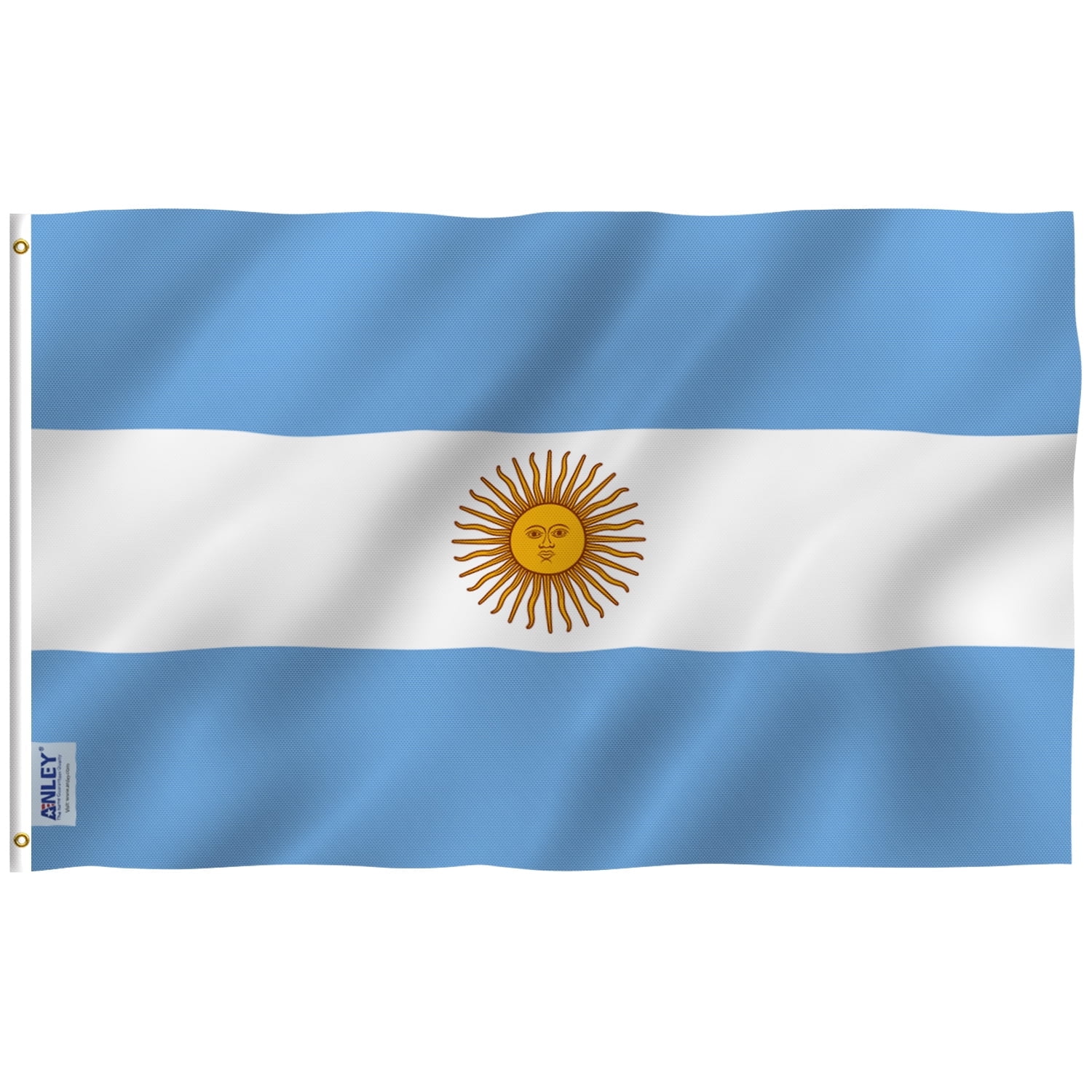 Anley Durable 3x5 Ft Argentina Flag - Fade Proof, Lightweight Polyester ...