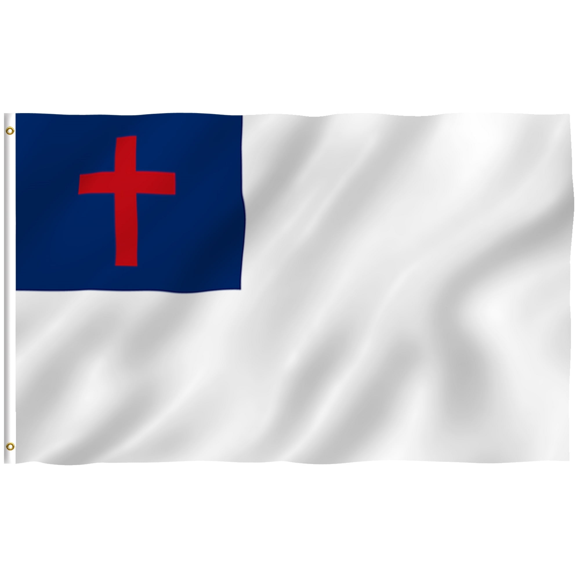 ANLEY 3x5ft Outdoor Christian Flag - Durable Polyester Religious Banner ...