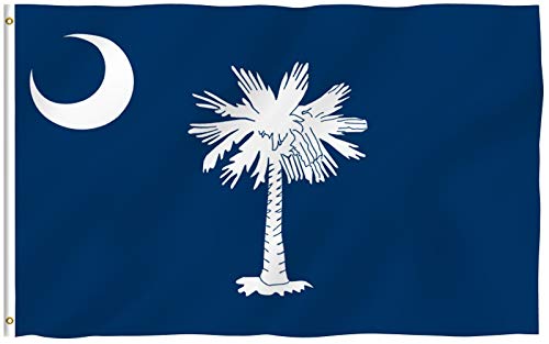 ANLEY Fly Breeze 3x5 Foot South Carolina State Polyester Flag - Vivid ...