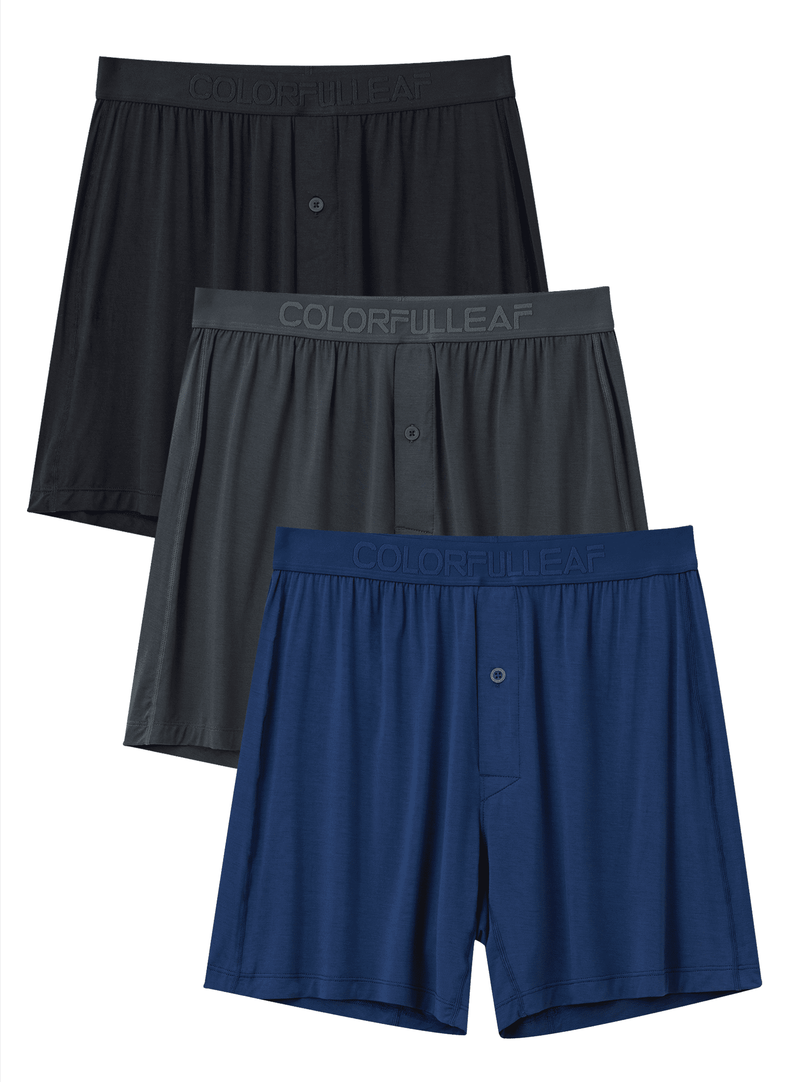 ANLIQI Men's Underwear Boxer Shorts Rayon Bamboo Boxers Relaxed Summer ...