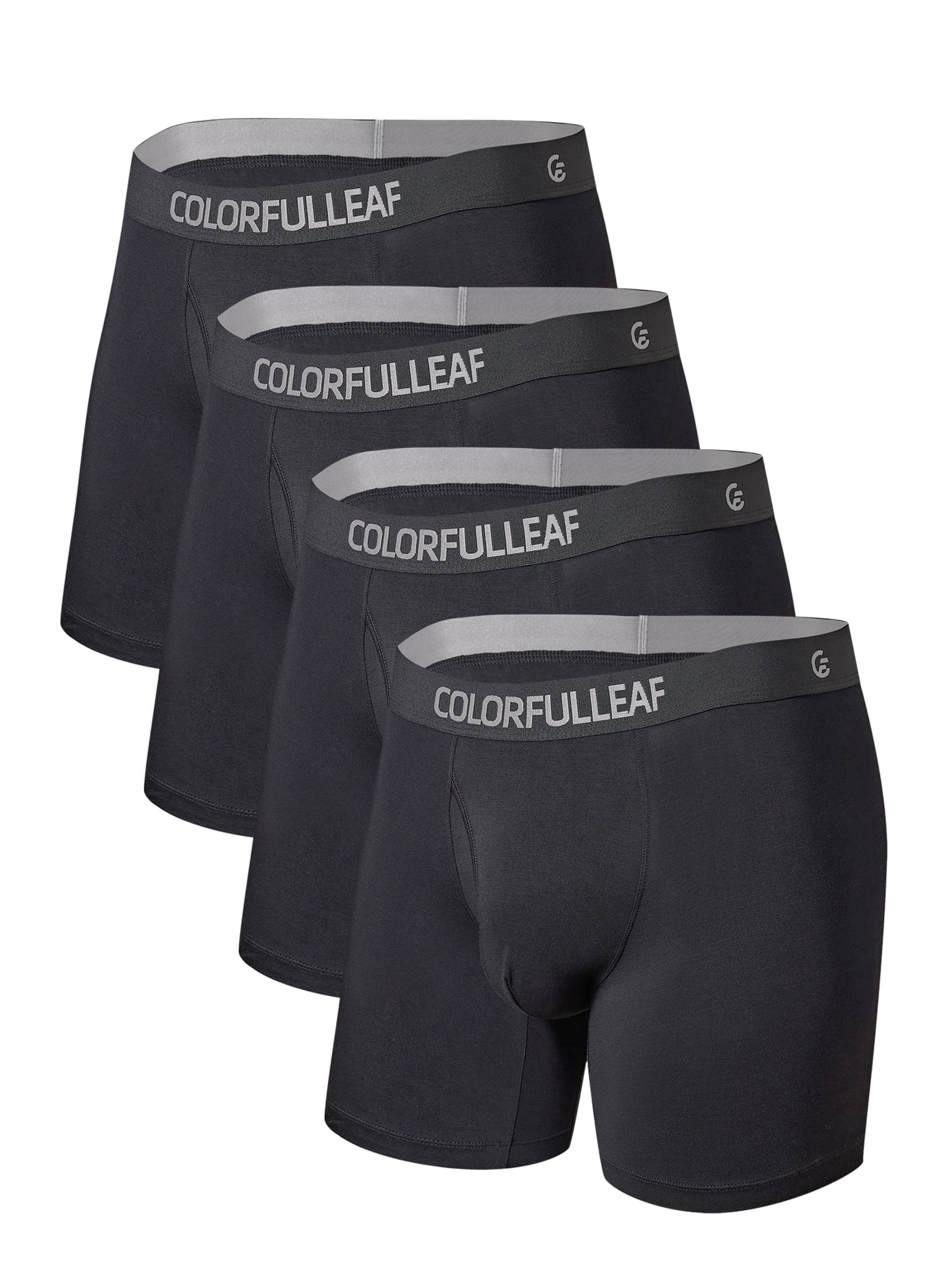 ANLIQI Men's Underwear Moisture Wicking Boxer Briefs Breathable Soft ...