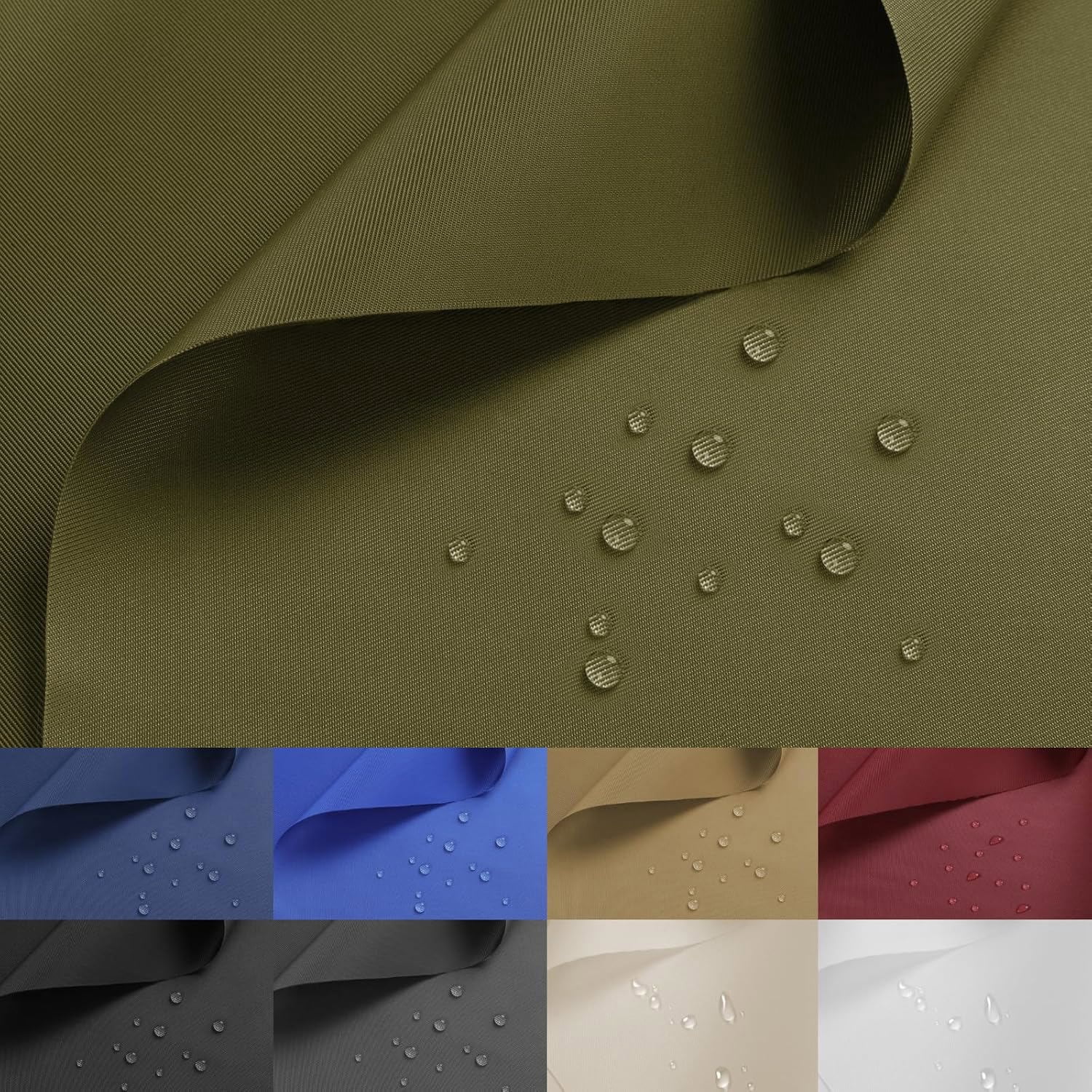 ANMINY 420D Waterproof Ripstop Nylon Fabric - 58 Inch Wide Heavy-Duty ...