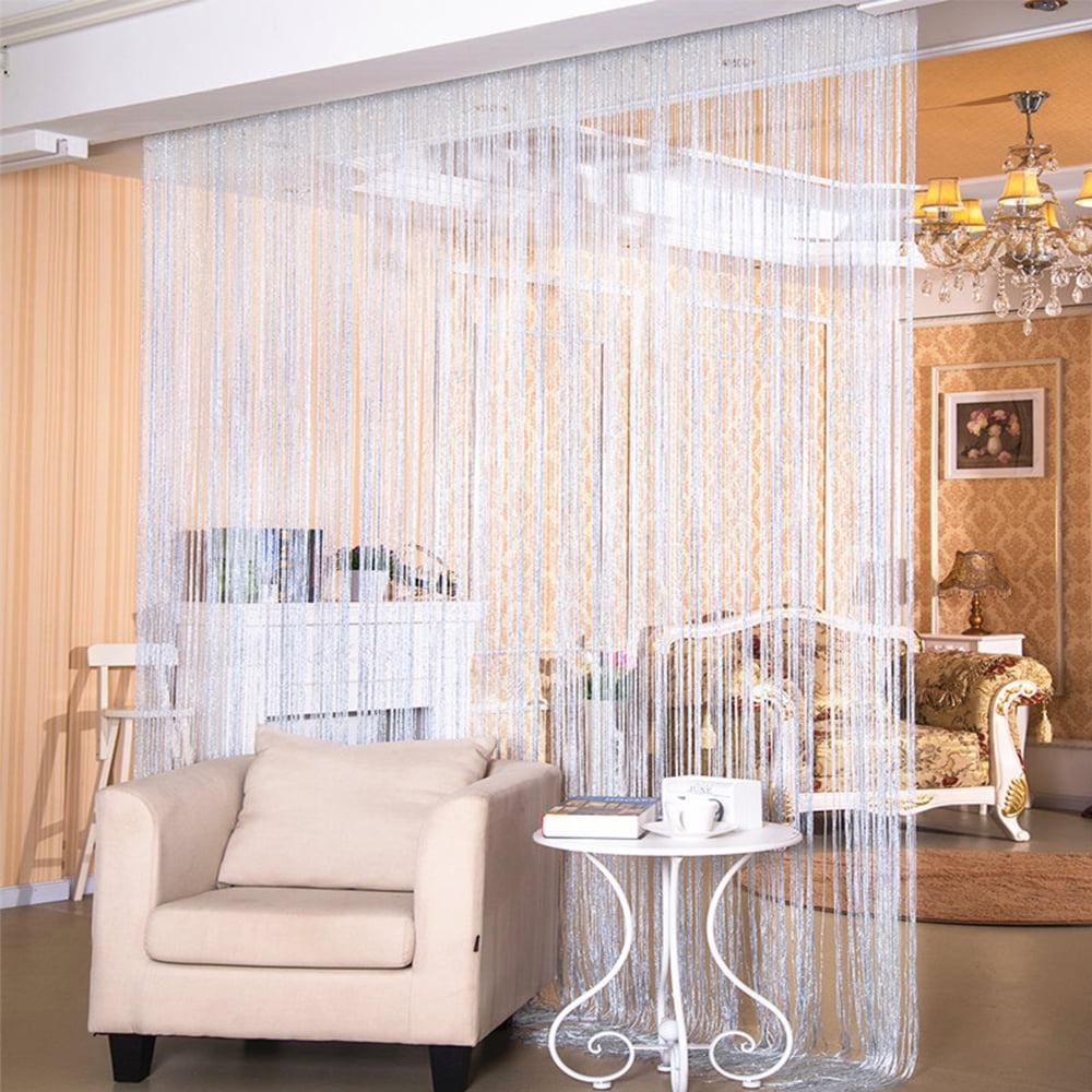 ANMINY Decorative Door String Curtain Fringe Wall Panel Tassels Room ...