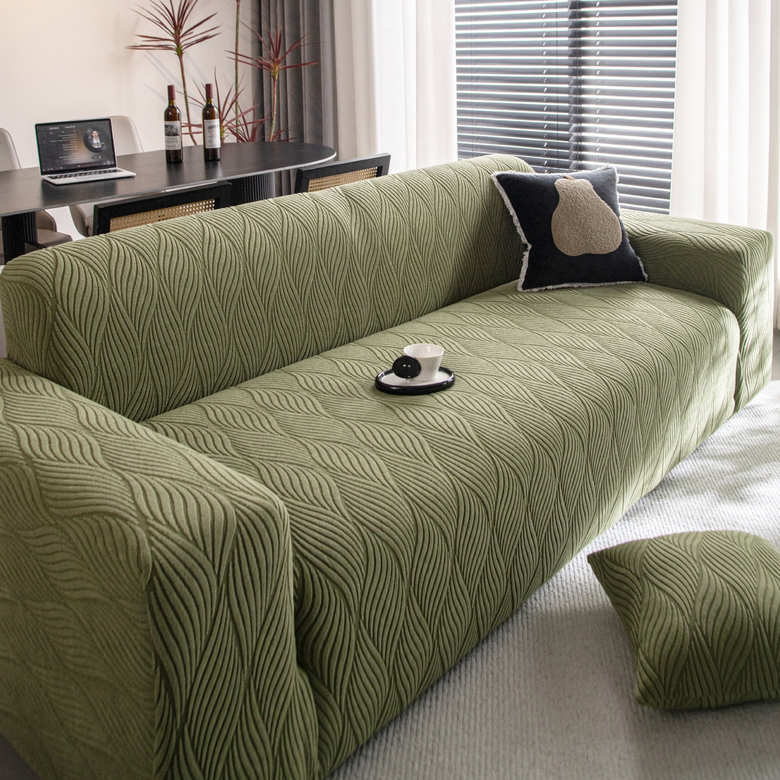 ANMINY Stretch Sofa Covers Couch Covers Furniture Protector Sofa ...