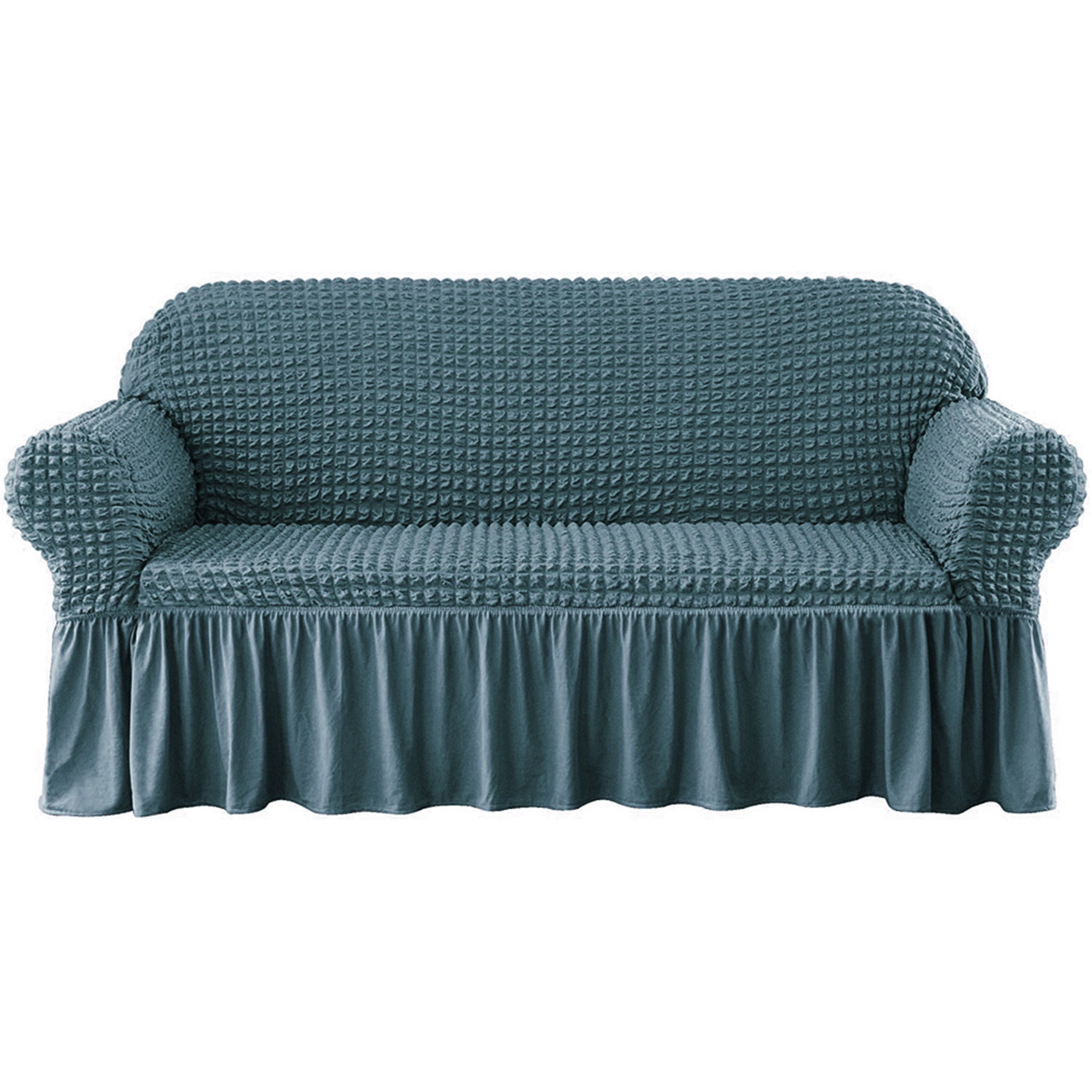 ANMINY Stretchy Slipcovers Lattice Sofa Covers All-Inclusive Pleated ...