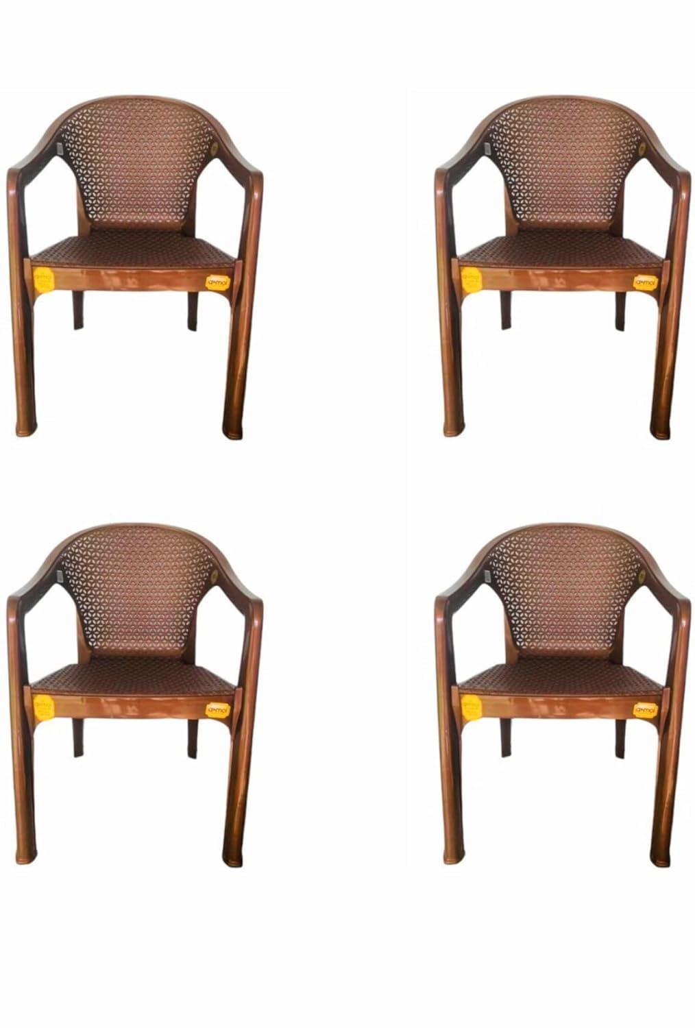 ANMOL TYCON Brown Chair Fully Comfort and Weight Bearing Capacity 150 ...