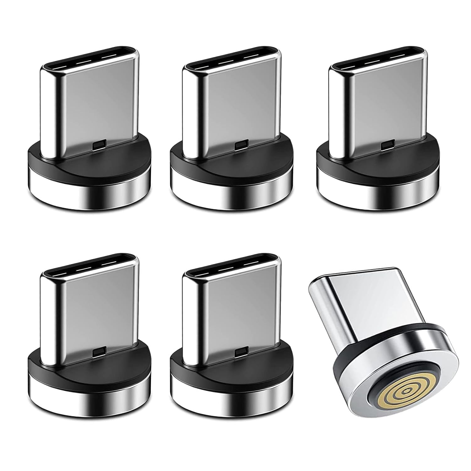 ANMONE USB C Magnetic Tips Only [6 Pack] Magnetic Plugs USB Charing ...