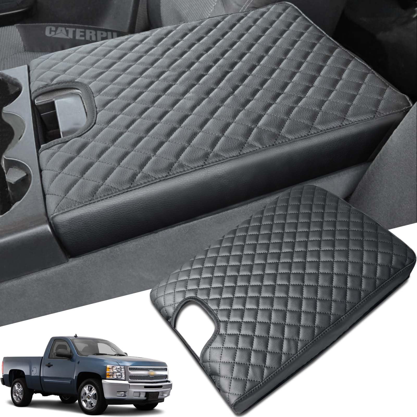 ANMOSVO Center Console Cover for Chevy Silverado/GMC Sierra/Tahoe Yukon ...